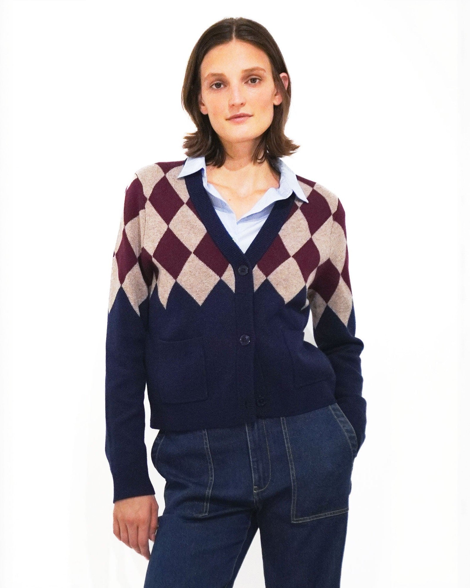 The Baxter - Navy/Wheat/Merlot – KULE