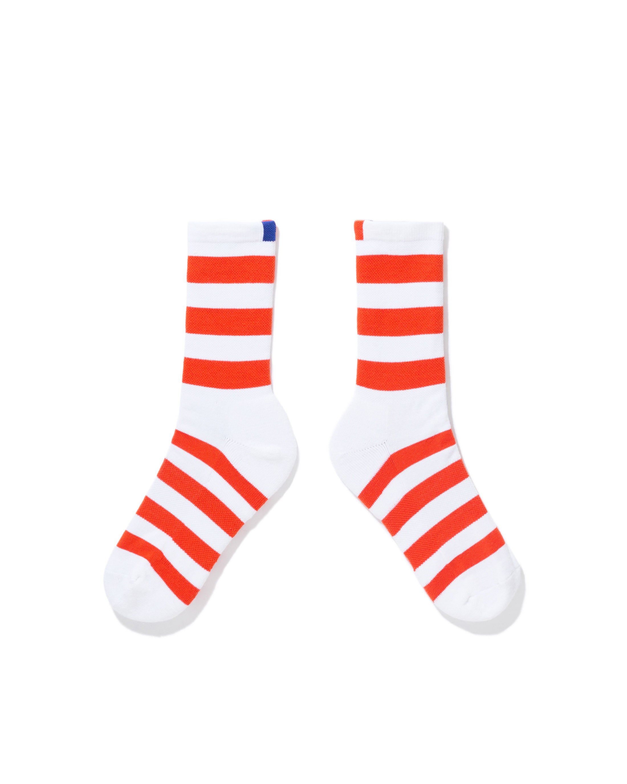 The Women's Striped Sock - White/Poppy – KULE